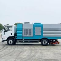 China Dongfeng Road Floor Sanitation Cleaning Truck Pure Electric Street Sweeping Truck for sale