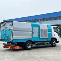 China Pure Electric 4*2 Dongfeng Vacuum Truck Road Sweeper Street Dust Cleaning Truck City Sanitation Vehicle for sale
