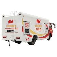 China 1-10T Load Manual Transmission 4X2 Refueling Mobile Fuel Oil Tanker Truck Transport for sale