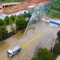 China Electric Water Tank Truck with Multifunctional Spraying and Pure Electric for sale