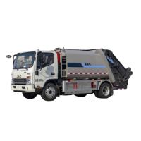 China Pure Electric Sanitation Cleaning Truck 8000L Rear Loader Compactor Trash Can Garbage Truck for sale
