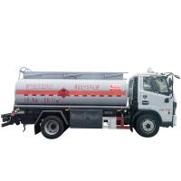China Left Hand Drive Dongfeng Furuika 4X2 4-6L Fuel Oil Tanker Truck Transport Vehicle for sale
