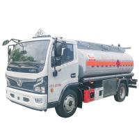 China Left Hand Drive Dongfeng Furuika 4X2 4-6L Fuel Oil Tanker Truck Transport Vehicle for sale
