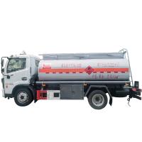 China Left Hand Drive Dongfeng Furuika 4X2 4-6L Fuel Oil Tanker Truck Transport Vehicle for sale