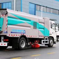 China Pure Electric Energy Road Sweeper Vacuum Truck Mounted for Electric Sweeping for sale