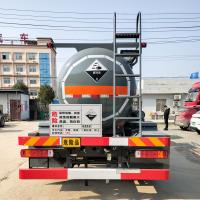 China Jiefang 6x2 Manual Transmission Corrosive Fuel Oil Tanker Truck Carbon Steel Transport for sale
