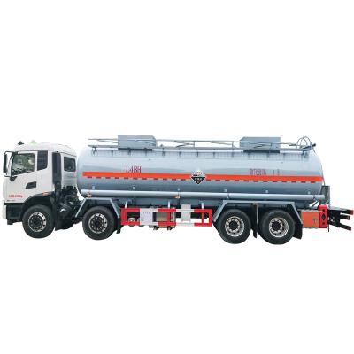 China Dongfeng 8x4 15001-30000L Corrosive Liquid Fuel Oil Tanker Truck Transport Vehicle for sale