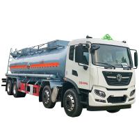 China Dongfeng 8x4 15001-30000L Corrosive Liquid Fuel Oil Tanker Truck Transport Vehicle for sale