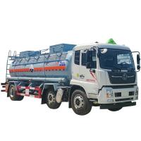 China Dongfeng 8x4 15001-30000L Corrosive Liquid Fuel Oil Tanker Truck Transport Vehicle for sale