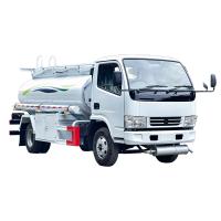 China Euro III Carbon Steel 5000L 4X2 3300mm Wheelbase Fuel Oil Tanker Truck Transport Vehicle for sale
