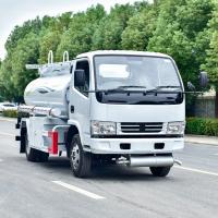China Euro III Carbon Steel 5000L 4X2 3300mm Wheelbase Fuel Oil Tanker Truck Transport Vehicle for sale