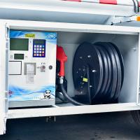 China Euro III Carbon Steel 5000L 4X2 3300mm Wheelbase Fuel Oil Tanker Truck Transport Vehicle for sale