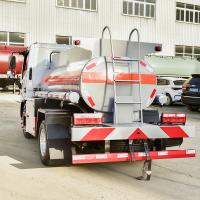 China Dongfeng Stainless Steel 6000L 4X2 Gasoline Mobile Fuel Oil Tanker Truck Refueling Transport for sale