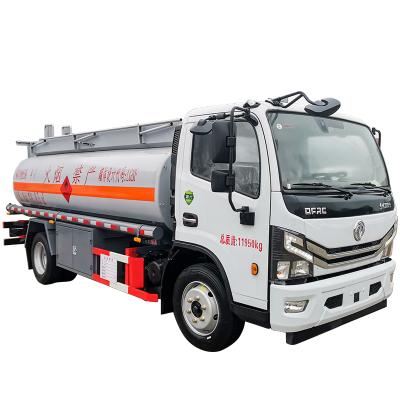 China Customizable Dongfeng 8.5m3 Left Hand Drive 4X2 Fuel Oil Tanker Truck Transport Vehicle for sale