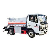 China 4x2 Dongfeng Small 150hp 5-10T 4-6L Fuel Oil Tanker Truck Transport Vehicle GVW for sale