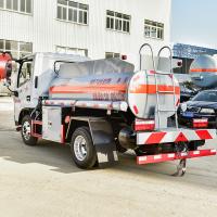 China 4x2 Dongfeng Small 150hp 5-10T 4-6L Fuel Oil Tanker Truck Transport Vehicle GVW for sale