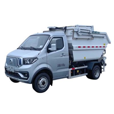 China Energy Type Pure Electric Garbage Truck Rechargeable Rear Dumping Waste Side Collection Vehicle for sale