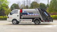 China Pure Electric Energy Type Design Refuse Collection Compressible Garbage Bin Transport Truck Vehicles for sale