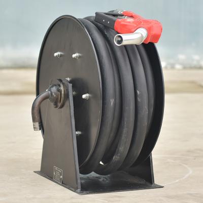 China Certificate Approved Automatic Rewinding Petrol Service Hose Reel Equipment for sale