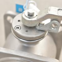 China 3 Inch Stainless Steel Square Handle Ball Valve For Petrol Service Equipment for sale