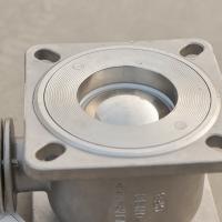 China 3 Inch Stainless Steel Square Handle Ball Valve For Petrol Service Equipment for sale