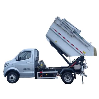 China Energy Type Pure Electric Self-Loading Unloading Garbage Truck with Increased Load Capacity and Enhanced Hydraulic System for sale