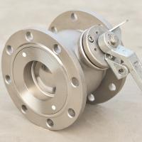 China 3-Inch Stainless Steel Round Handle Ball Valve for Petrol Service Equipment Durable and Easy to Maintain for sale
