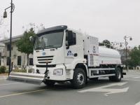 China Hydrogen Fuel Water Tank Truck With Water Spray Sprinkler for Street Cleaning 18TON for sale
