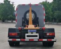 China Pure Electric Unloaded Skip Loader Hook Lift Garbage Truck for Eco-Friendly Waste Management for sale
