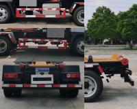 China Pure Electric Unloaded Skip Loader Hook Lift Garbage Truck for Eco-Friendly Waste Management for sale
