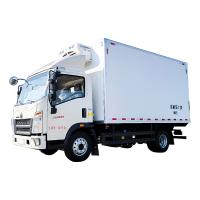 China SINOTRUK Howo 5 Ton Refrigerator Truck Box Van for Meat and Fish Delivery Vehicle Temperature Range 2- -18 for sale