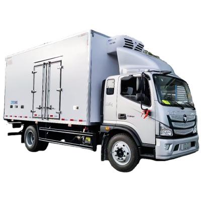 China 4x2 Foton Refrigerated Truck for Fresh Meat Fruits Vegetables Freezing and Insulation Box Dimensions 4085x2100x2100 mm for sale