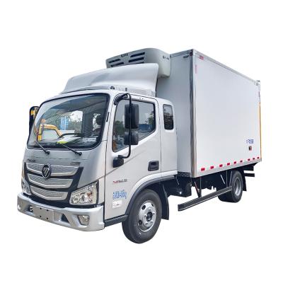 China Versatile FOTON 4X2 Refrigerated Truck for Vegetable and Fruit Transport Maximum Torque Nm ≤500Nm Engine Capacity 4L for sale