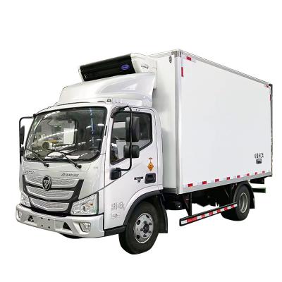 China Small and Medium-sized Ice Cream Refrigerated Truck for Exporting from Foton Oma Cocoa -20°C Manual Transmission for sale