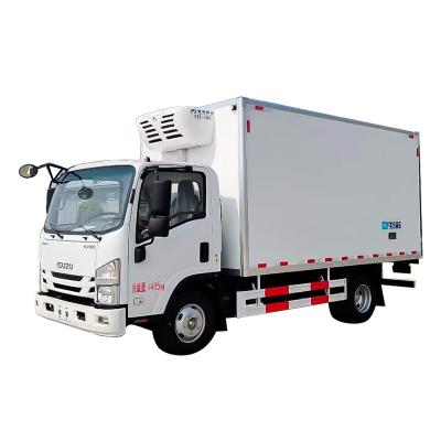 China Isuzu 130 Mario 3 10 Ton Refrigerated Truck with -25 Temperature Range and Heavy-Duty Cooling System for sale