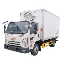 China JMC Fresh Meat Freezing Transport Vehicle Large-scale Refrigerated Truck with Dimensions L x W x H mm 5990*2270*3255 for sale