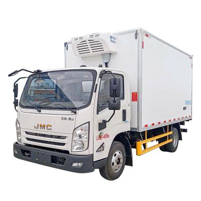 China JMC Fresh Meat Freezing Transport Vehicle Large-scale Refrigerated Truck with Dimensions L x W x H mm 5990*2270*3255 for sale