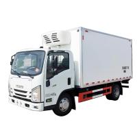 China Jiangxi Isuzu EC5 Refrigerated Truck with 1-10T Load Capacity 4.2-meter Cold Chain Freezer Truck Seafood Transport Truck for sale