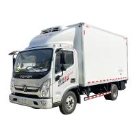 China Foton Aoling 4.2m Diesel Refrigerated Truck The Optimal Solution for Seafood and Live Fish Transport for sale