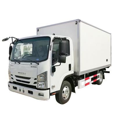China 1-10T Capacity Qingling Isuzu Refrigerated Truck KV100 4.2m Cold Chain Refrigerated Truck Seafood Refrigerated Transport Truck for sale