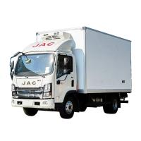 China JAC 10-20 Tons Refrigerated Truck for Fresh Vegetable Delivery Service Box Dimensions L x W x H mm 7300X2280X2400 mm for sale