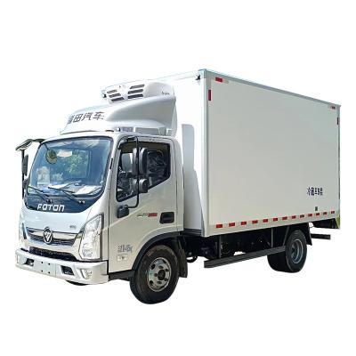 China -25 Temperature Range Futian Aoling Refrigerated Truck with 4.2m Cold Chain Transport and Maximum Torque of 500-1000Nm for sale