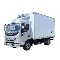 China Gross Vehicle Weight ≤5T Foton Aoling Refrigerated Truck Cold Chain Transport Truck Fruit and Vegetable Distribution Truck for sale