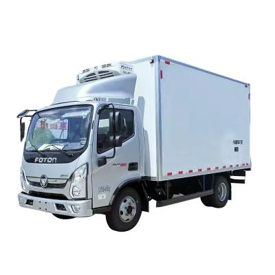 China Gross Vehicle Weight ≤5T Foton Aoling Refrigerated Truck Cold Chain Transport Truck Fruit and Vegetable Distribution Truck for sale