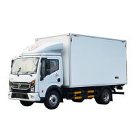 China DFAC 5 Ton Frozen Food Transport Truck with Manual Transmission and Refrigerated Box Dimensions 4100*2100*2100 for sale