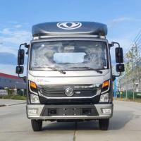 China DFAC 5 Ton Frozen Food Transport Truck with Manual Transmission and Refrigerated Box Dimensions 4100*2100*2100 for sale