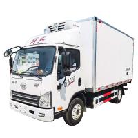 China Box Dimensions L x W x H mm 4050x2100x2100 mm Seafood Refrigerated Transport Vehicle with 4.2m Wide Body and Euro 2 Emissions for sale