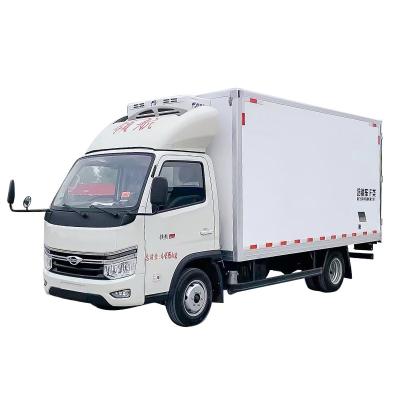 China Foton Refrigerated Truck for Fresh Vegetables and Ice Cream Transport at -18 Temperature Range for sale