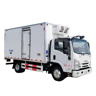 China Isuzu 4X2 Commercial Refrigerated Truck 5ton Capacity 150-250hp Horsepower 500-1000Nm Maximum Torque for Commercial Transport for sale