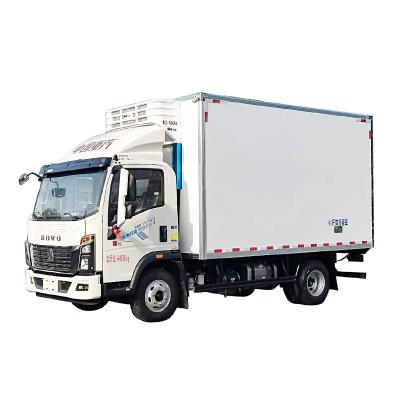 China 11-20T Load Capacity HOWO Refrigeration Freezer Semi-trailer Small Cooling Truck for Vegetable Transportation for sale
